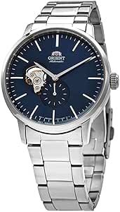 Orient RA-AR0101L10B - Pulsera de acero de 40 mm y caja de vidrio de ...