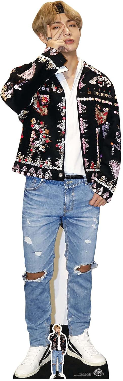CS746 V BTS Bangtan Boys Lifesize Cardboard Standee with free mini ...