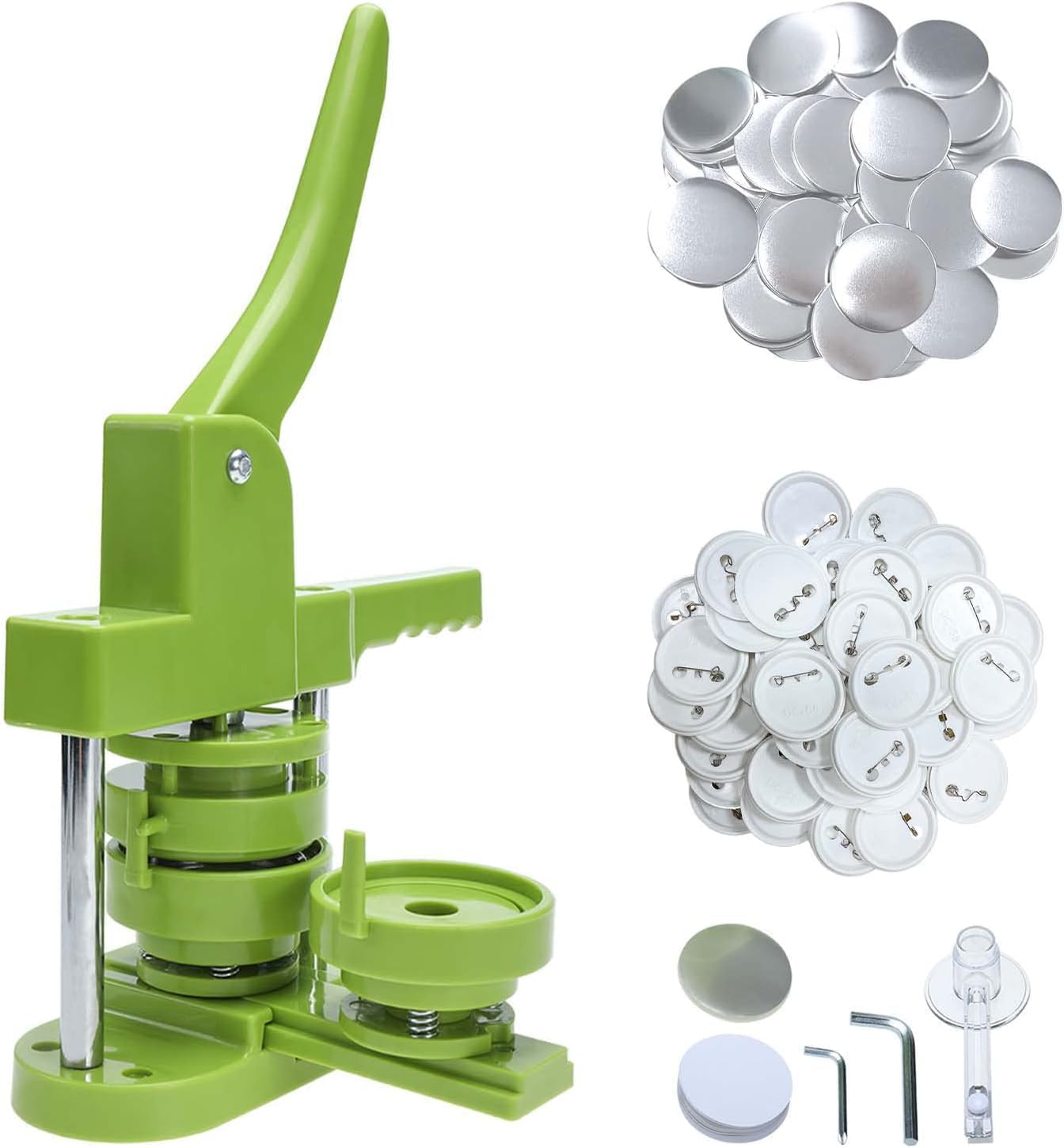 Yaegoo Button Maker Badge Machine Kit, 58mm/2.28inch DIY Installation ...