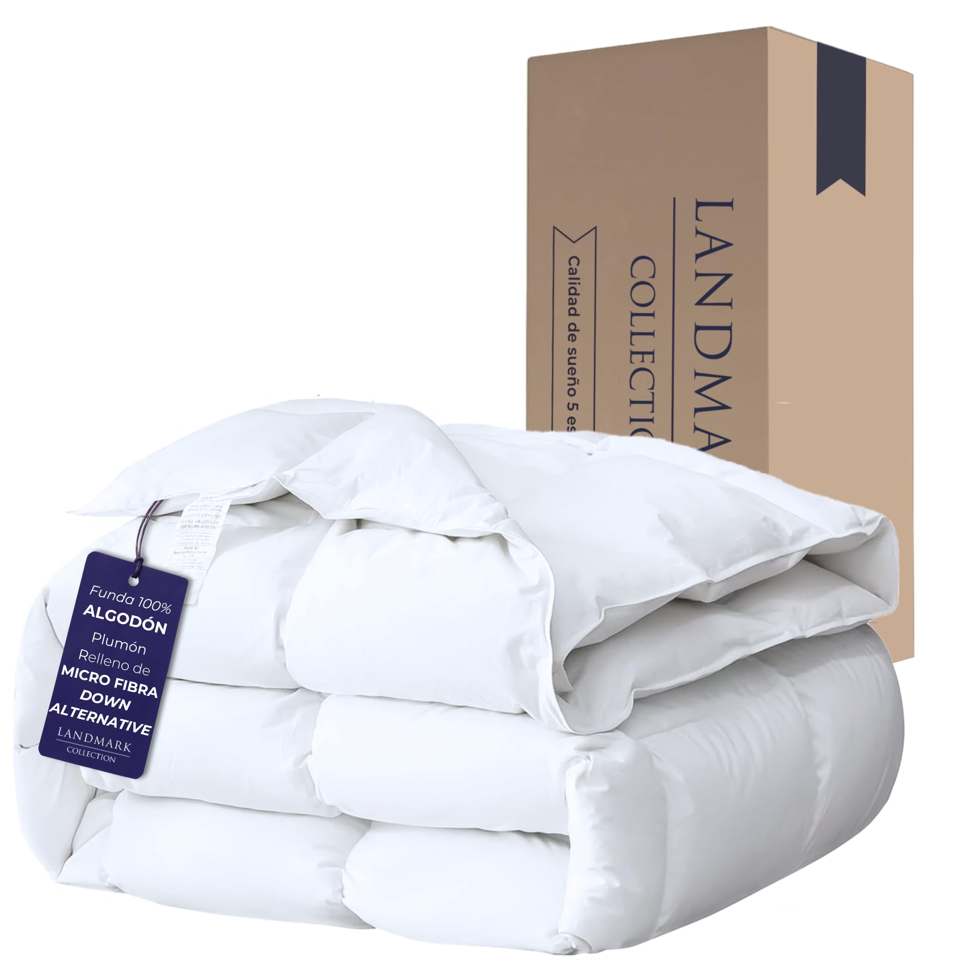 Landmark Collection - Edredón de Plumón Alternativo - Relleno de Duvet ...