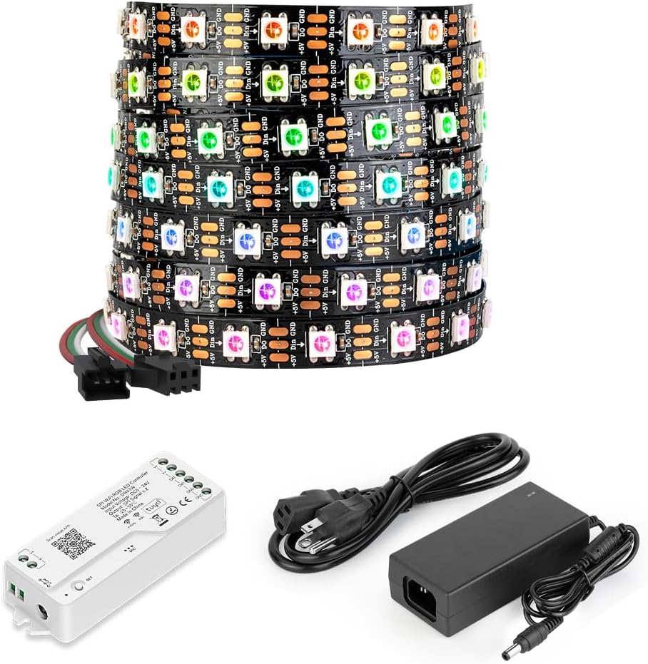 Amazon.com: BTF-LIGHTING WS2812B IC RGB Pure Gold Individually ...