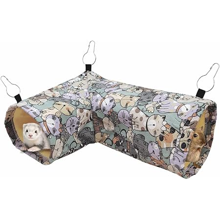 Amazon.com : LEFTSTARER Guinea Pig Rat Corner Tunnel & Tubes Ferret ...