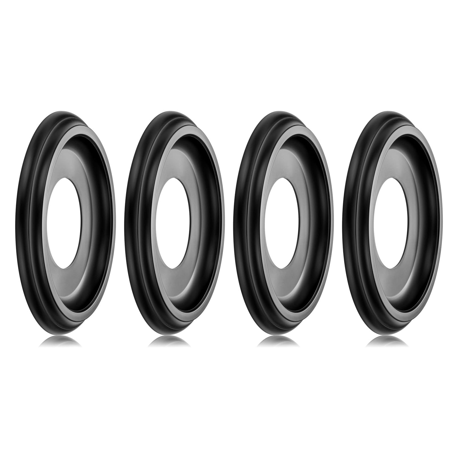 4 Packs Molded Nylon Ceiling Medallion for Light Fixtures and Ceiling ...