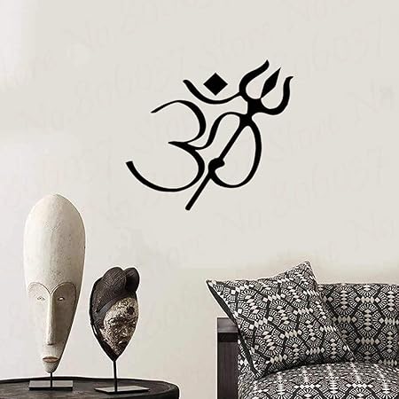 Large Om Symbol Wall Decal Sticker Buddha Absolute Brahman Hindu - Wall ...