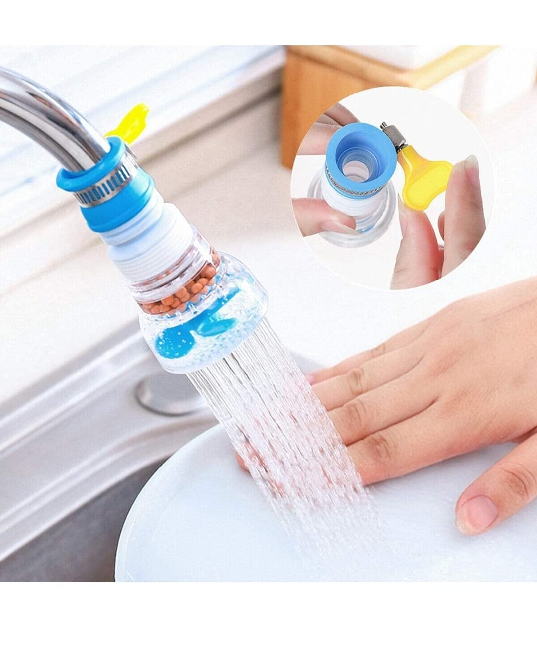 360 Degree Water tap for Kitchen Sink Faucet Rotating Kitchen Filter ...