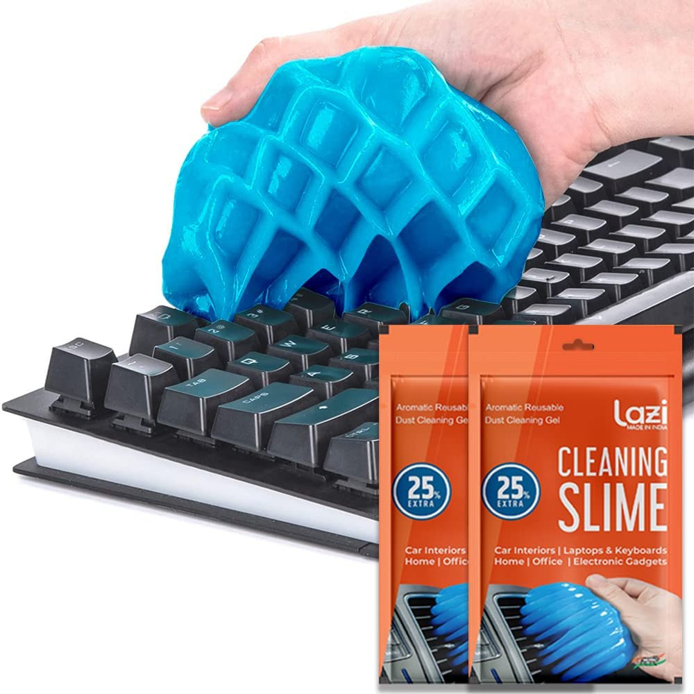 LAZI (Blue Pack 2) Multipurpose Laptop Keyboard Cleaner Dust Cleaning ...