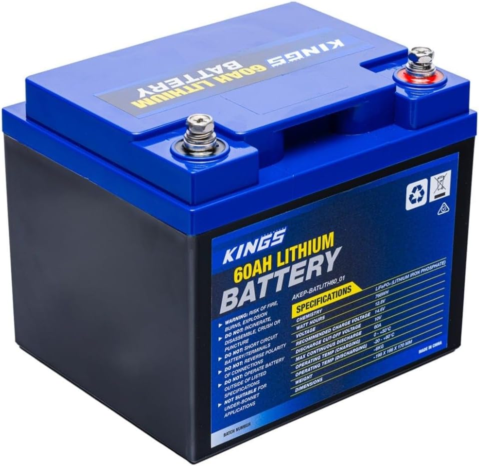 Kings 60ah Lithium battery Lithium Iron Phosphate LIFEPO4 Integrated ...