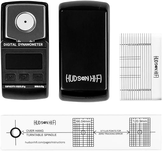 Hudson Hi-Fi Turntable Cartridge Stylus Alignment Protractor Kit ...