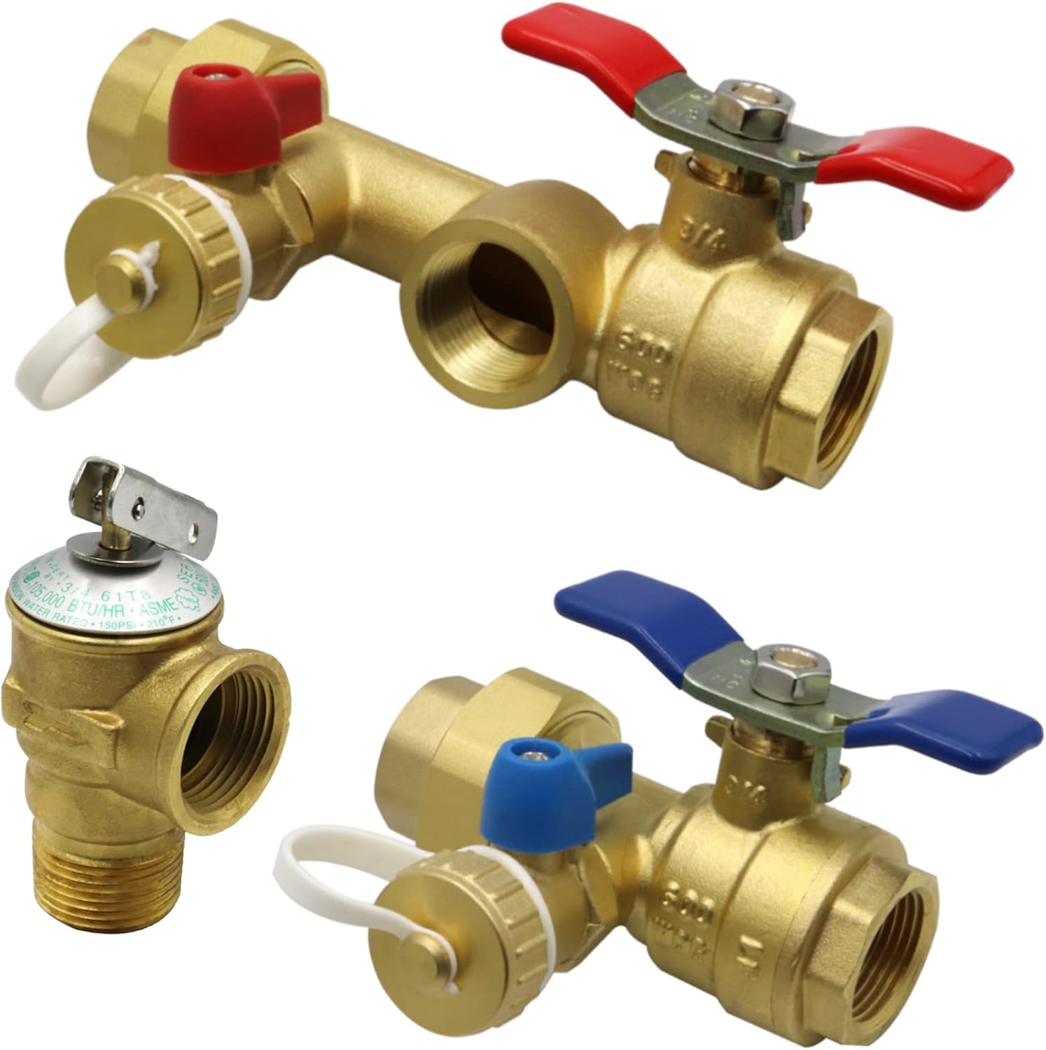 Kit de válvula de servicio de calentador de agua sin tanque con ...