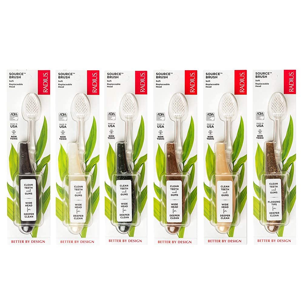 Snapklik.com : RADIUS Toothbrush Source Floss Brush BPA Free & ADA ...