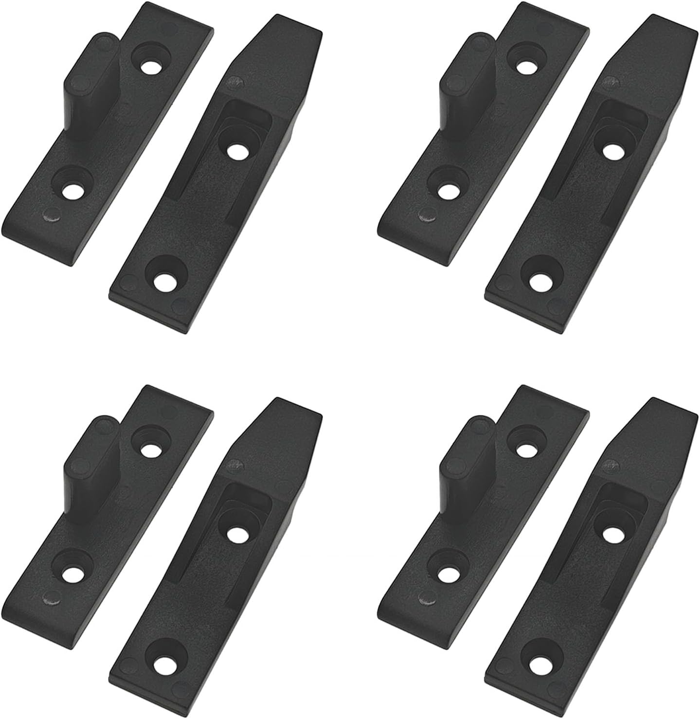 Amazon.com: BOKWORE 4 Set Black Furniture Suspension Fitting Quick ...