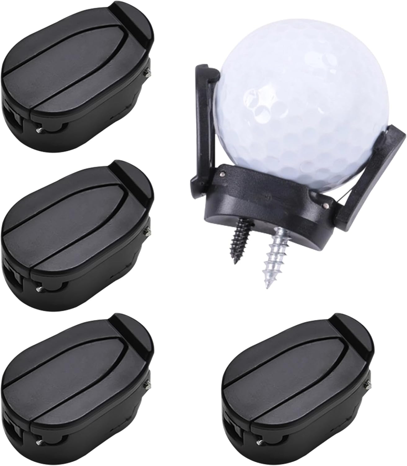 5 Pcs Golf Ball Picker Upper for Putter, Universal Putter Ball ...