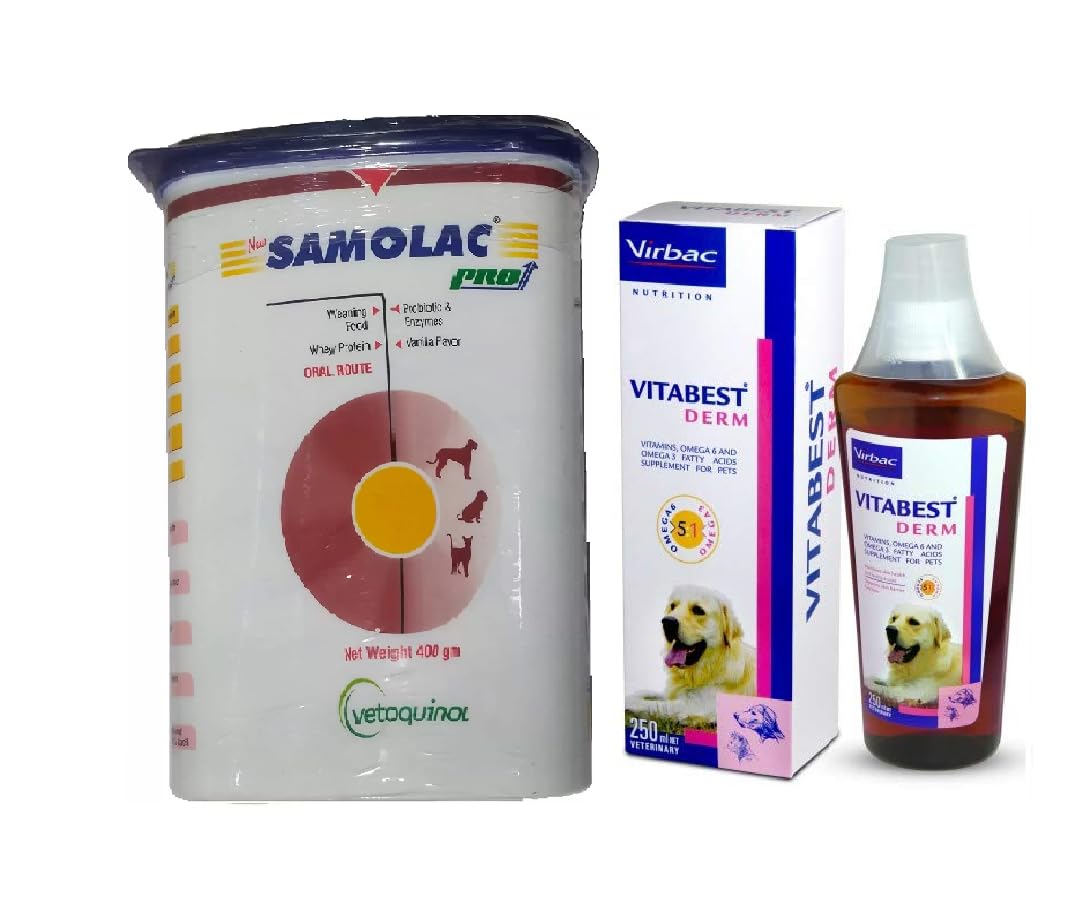 SAVSUBH Vitabest Derm Oral Supplement for Dogs and Cats - 250Ml with ...