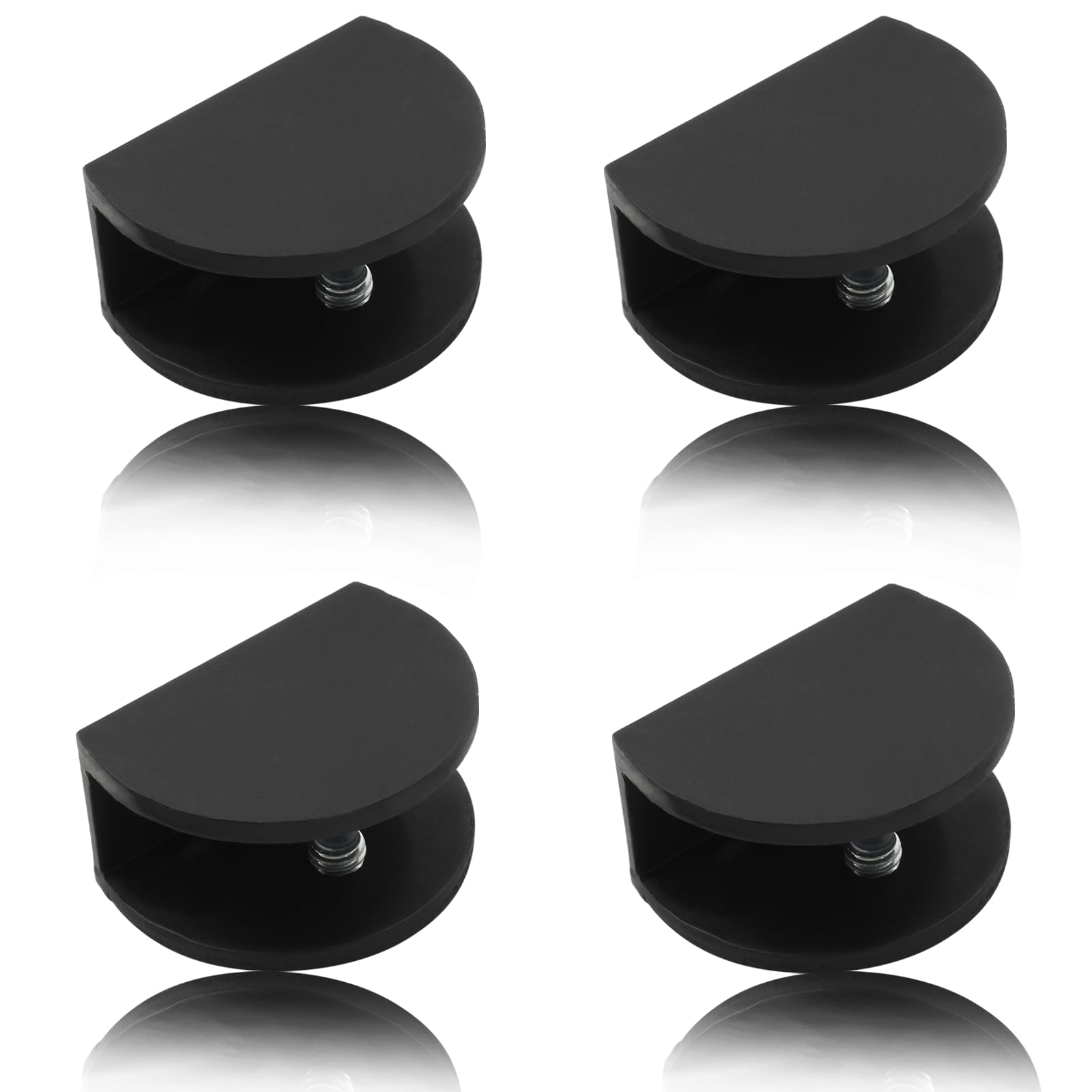 Amazon.com: Litoexpe 8pcs Adjustable Frameless Glass Shelf Bracket ...