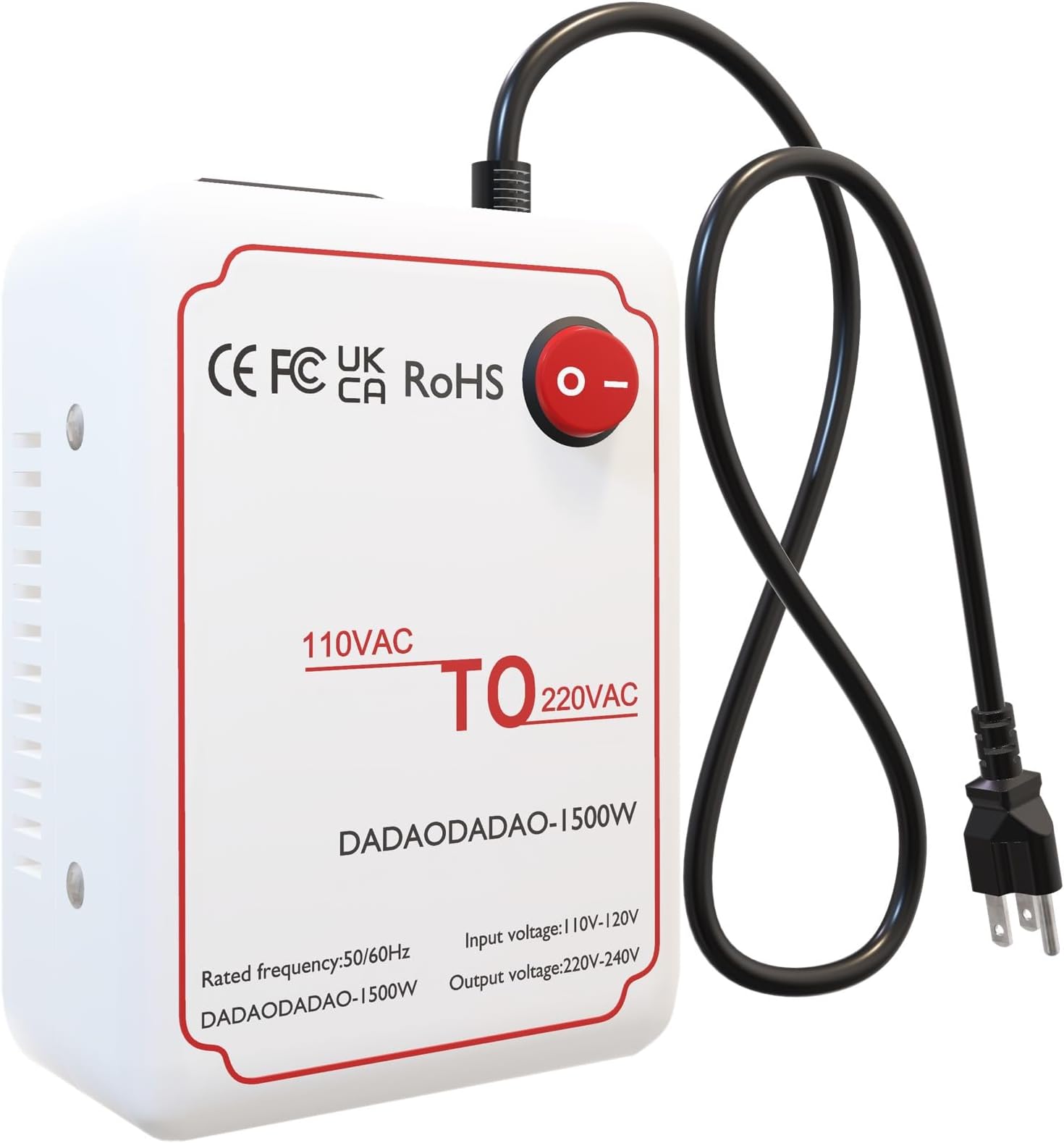 Amazon.com: ELC 300-Watt Voltage Converter - Step Down - 220v to 110v ...