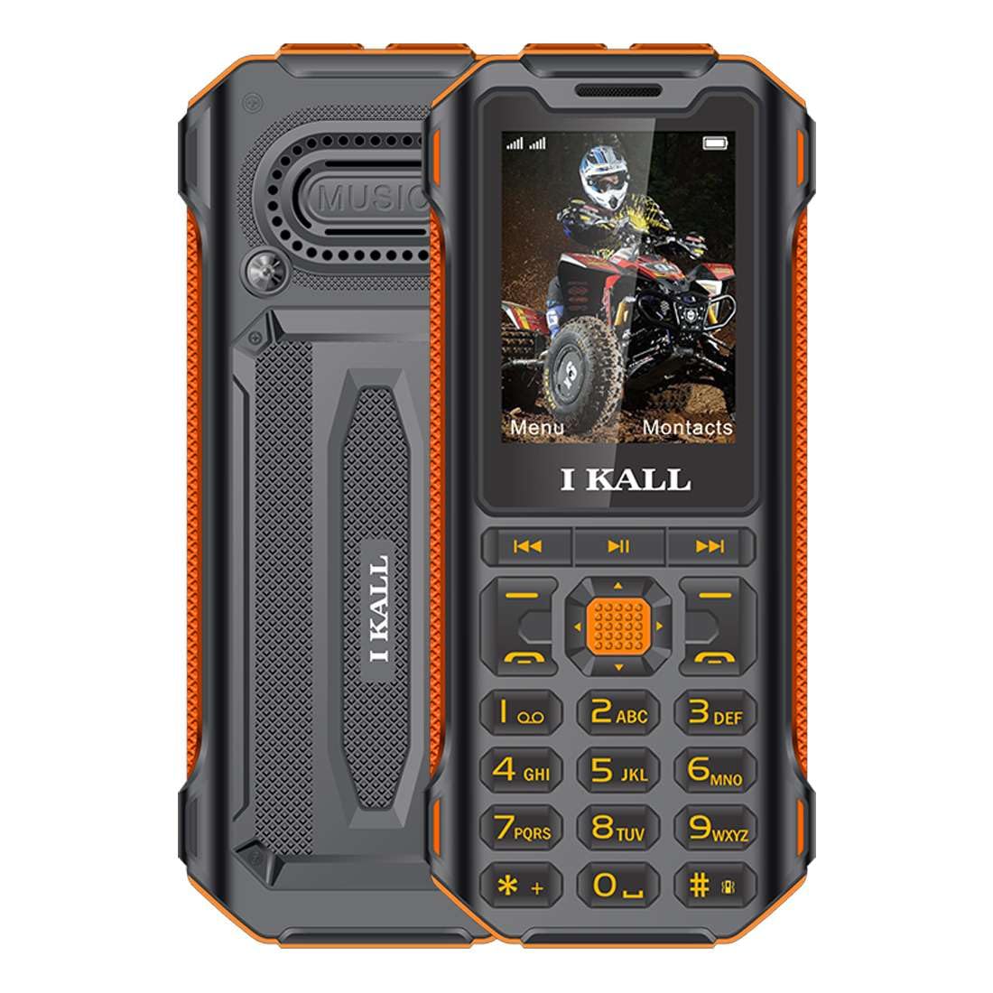 I Kall K99 Pro Rugged Multimedia Keypad Phone | 2.4 inch Display, 4 SIM ...