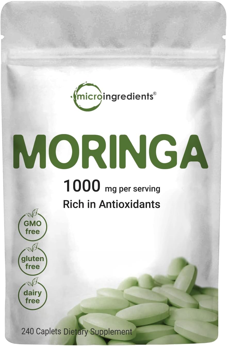 Amazon.com: naturereward Moringa Oleifera | 240 Capsules | Non-GMO and Gluten Free Supplement ...