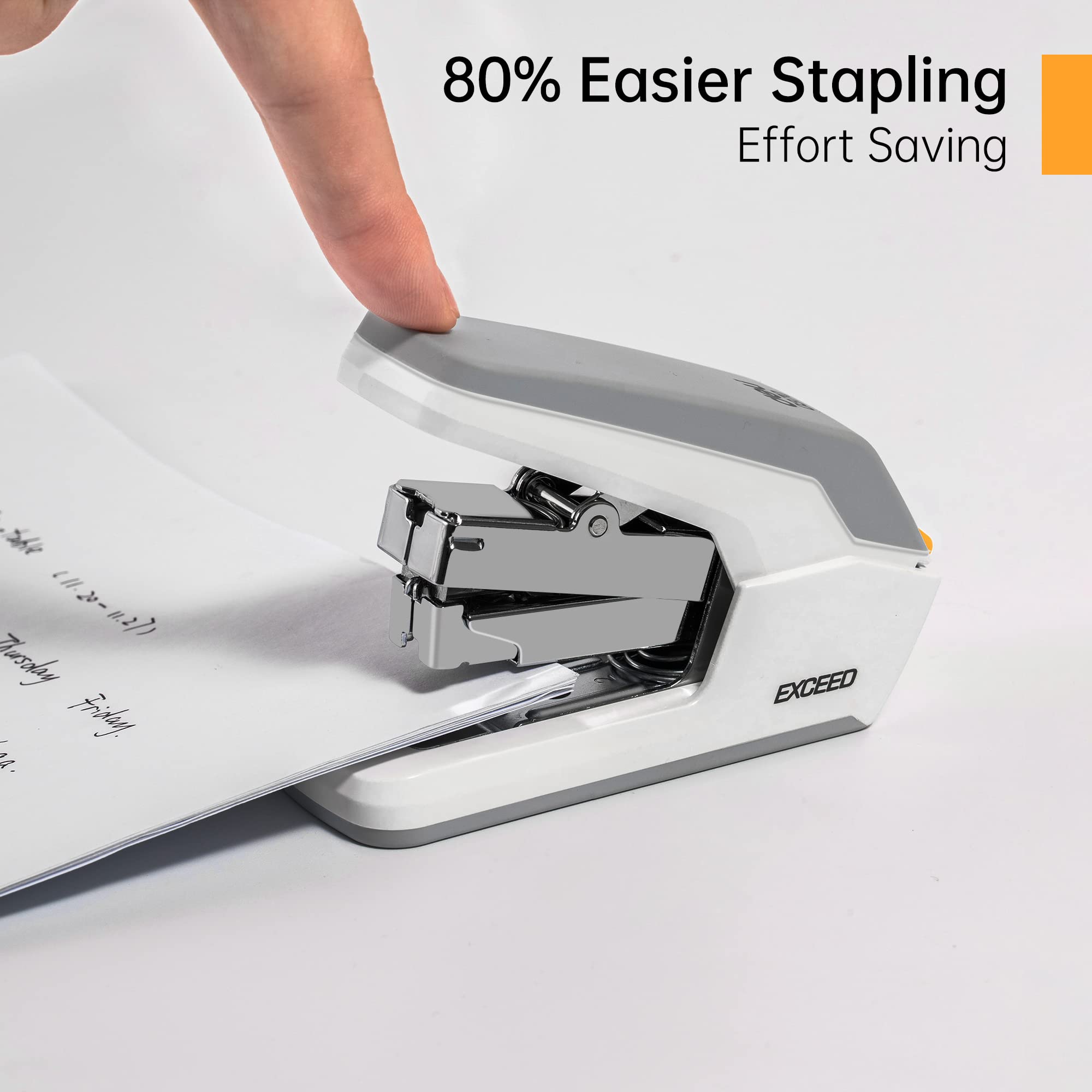 Snapklik.com : Deli Effortless Desktop Stapler, Standard Stapler, 25 ...