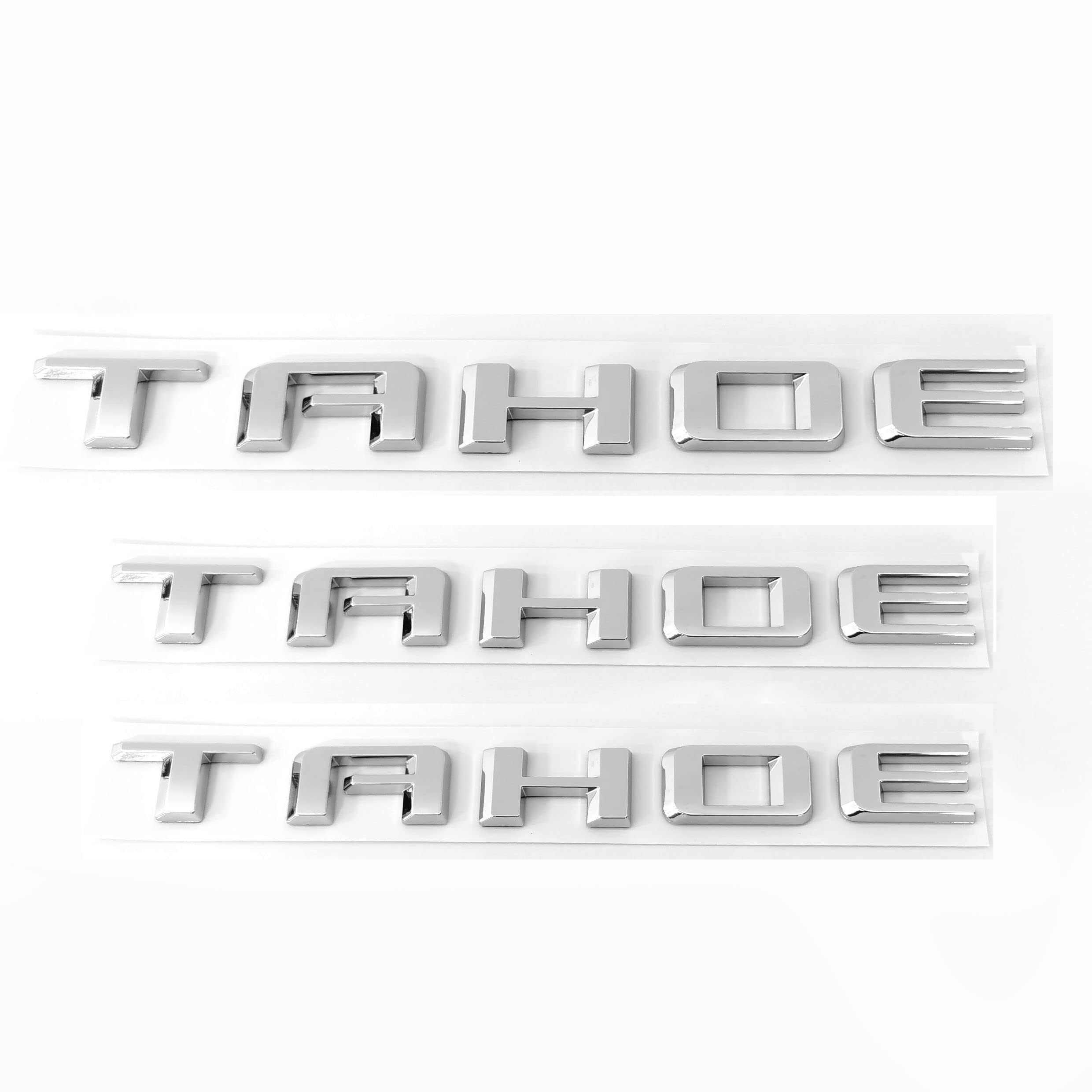 Amazon.com: 3pack OEM 2021 Tahoe Emblem 3D Letters Badge Compatible ...