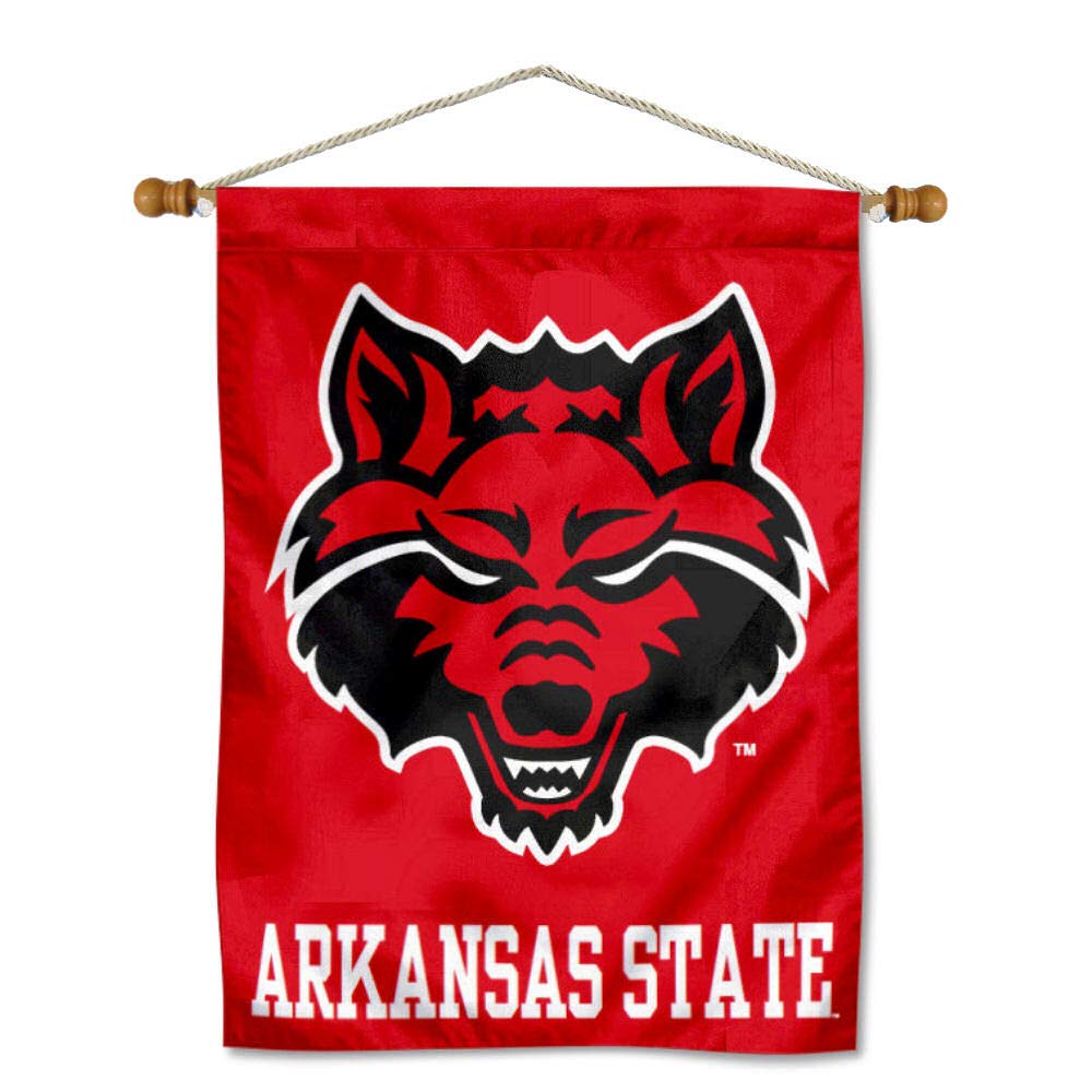 Amazon.com : Arkansas State Red Wolves Banner with Hanging Pole ...