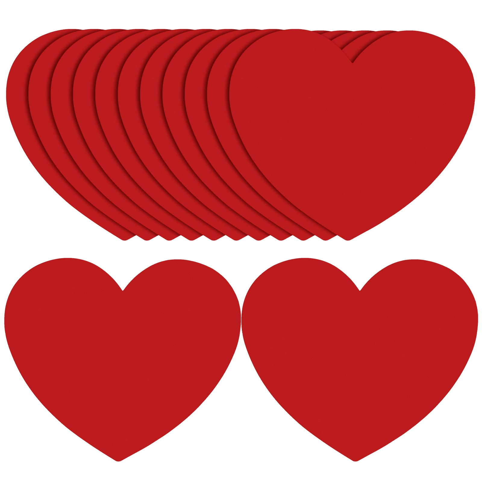 Amazon.com: 80 Sheets Hearts Placemat Valentine's Day Disposable ...