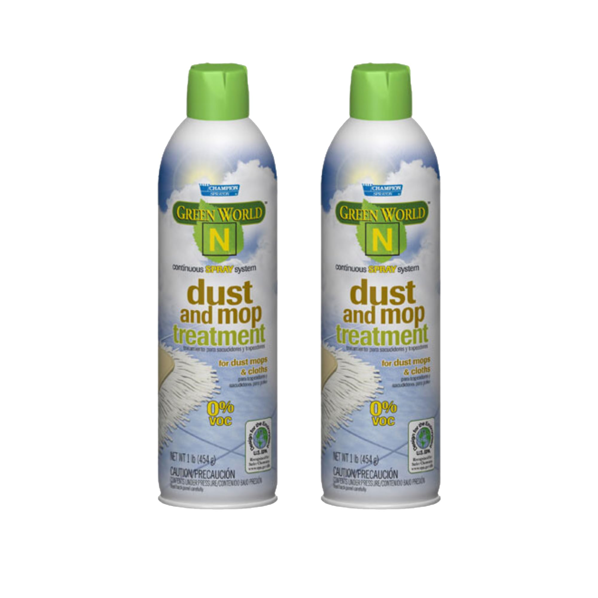 Amazon.com: Green World N Logo Champion Sprayon Dust and Mop Treatment ...