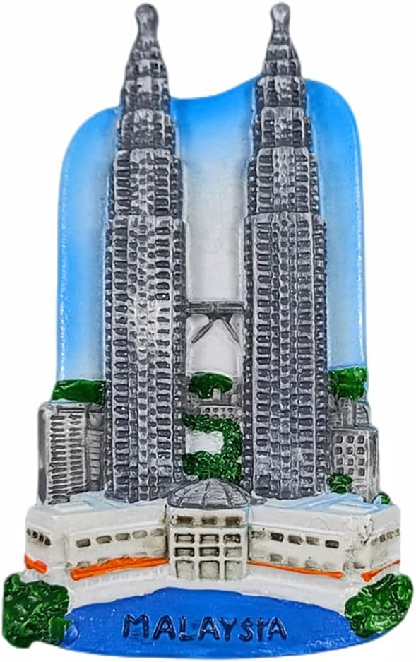 Amazon.com: Petronas Twin Towers Kuala Lumpur Malaysia Refrigerator ...