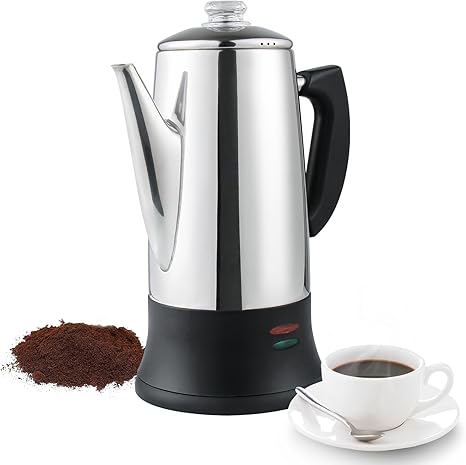 APOXCON 12 Cup Electric Coffee Percolator with ETL Certification ...