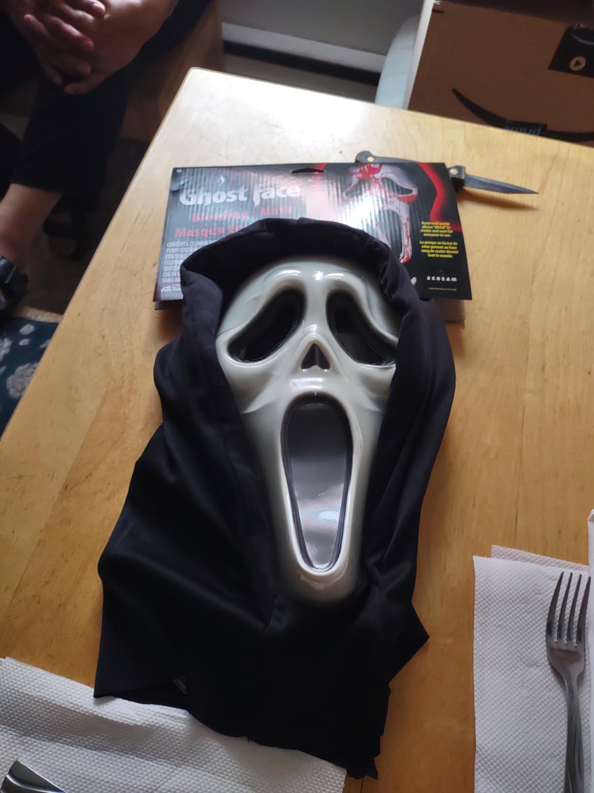 Bleeding Ghost Face Ghostface Reaper Mask Adult Costume Accessory ...