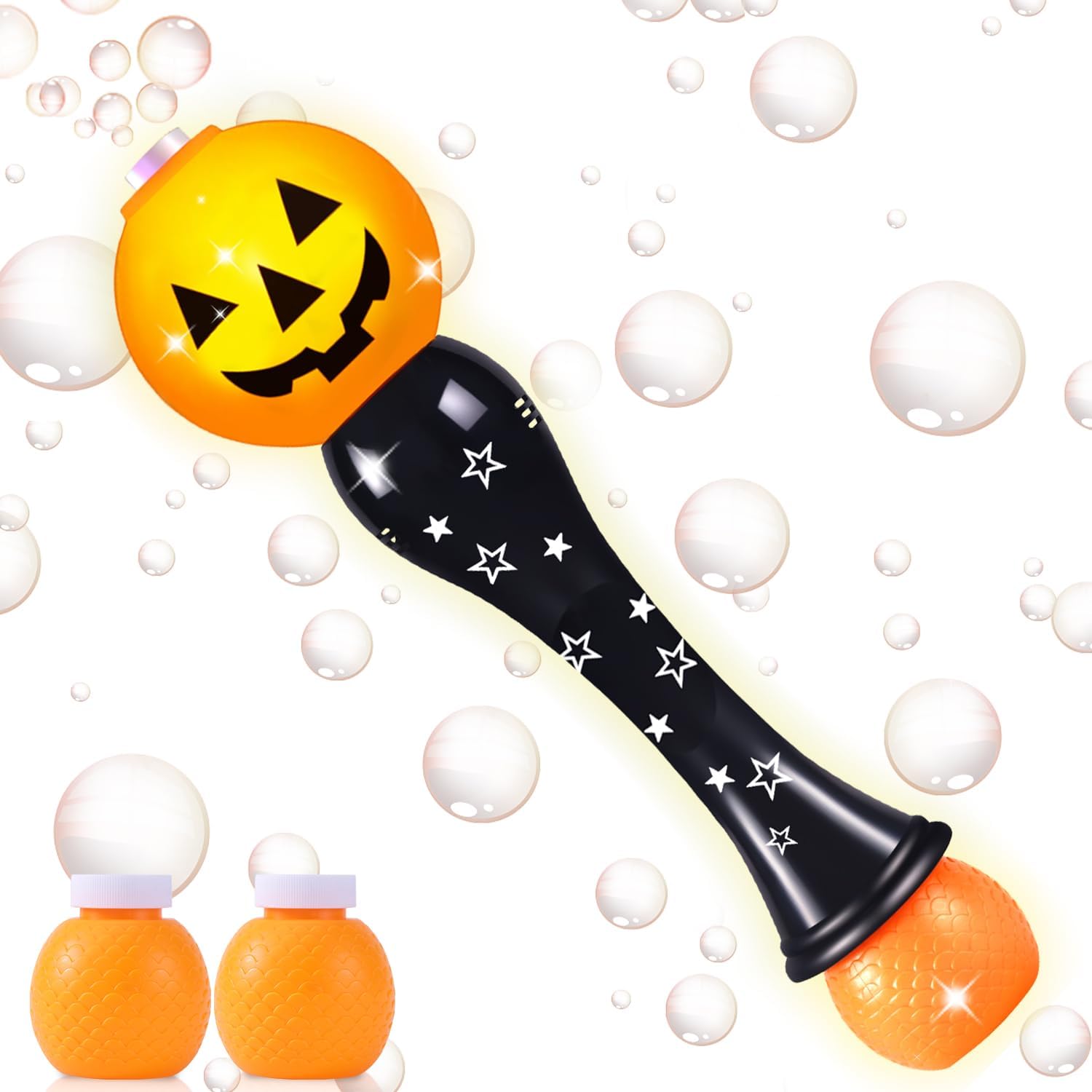 Amazon.com: Tlkiaa Halloween Bubble Wand for Kids,Pumpkin Machine ...