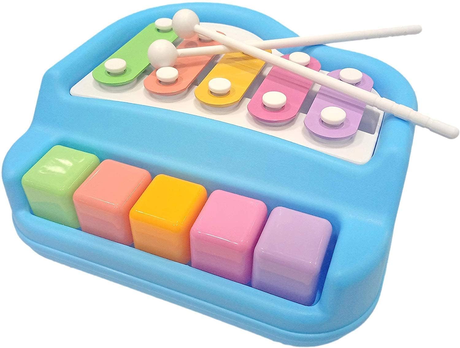 Buy Toy Imagine™ 2 in 1 Multicolor 5 Key in Clear & Crisp Tones|Piano ...