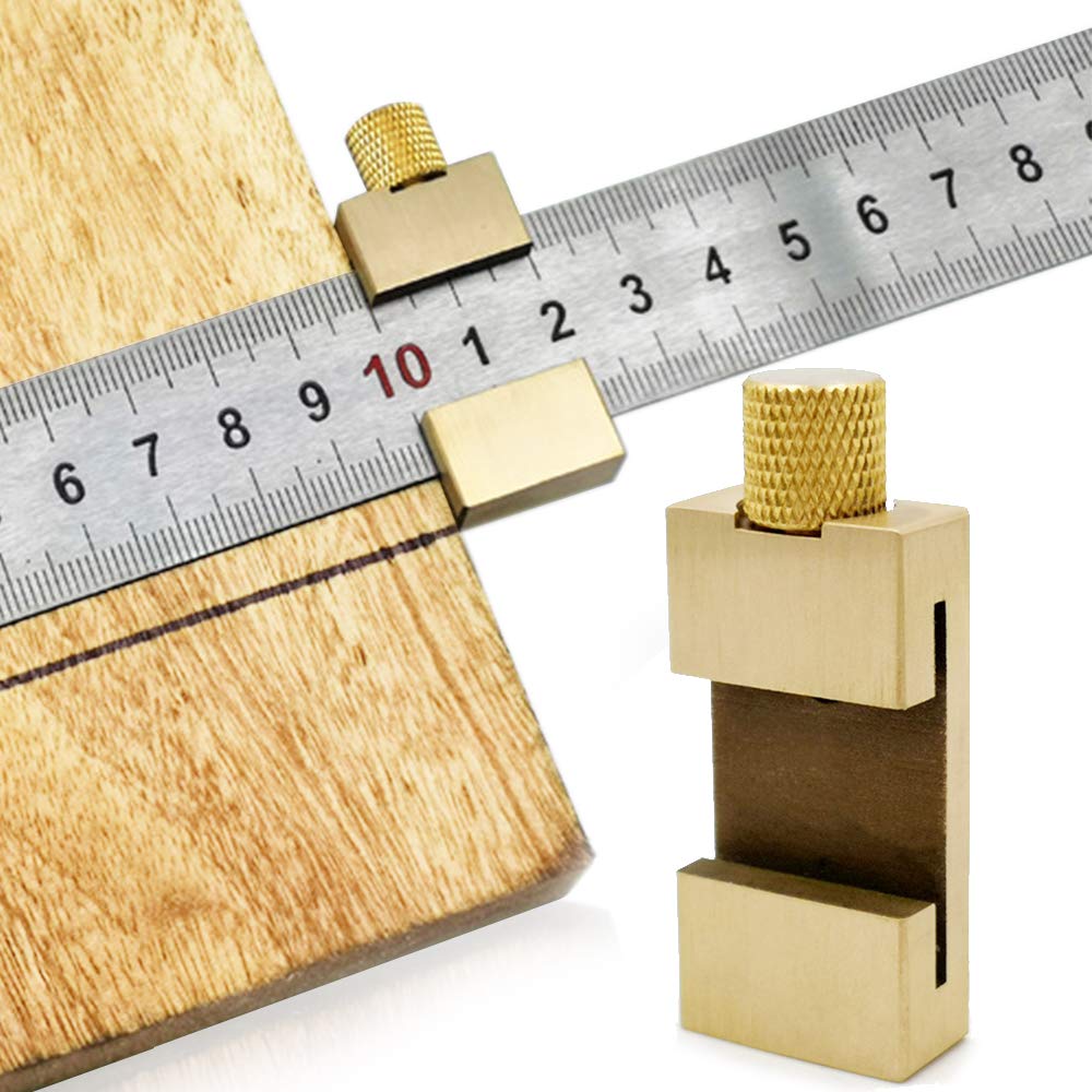O-Kinee Stainless Steel Ruler Scribing Ruler Steel Metal Measuring ...
