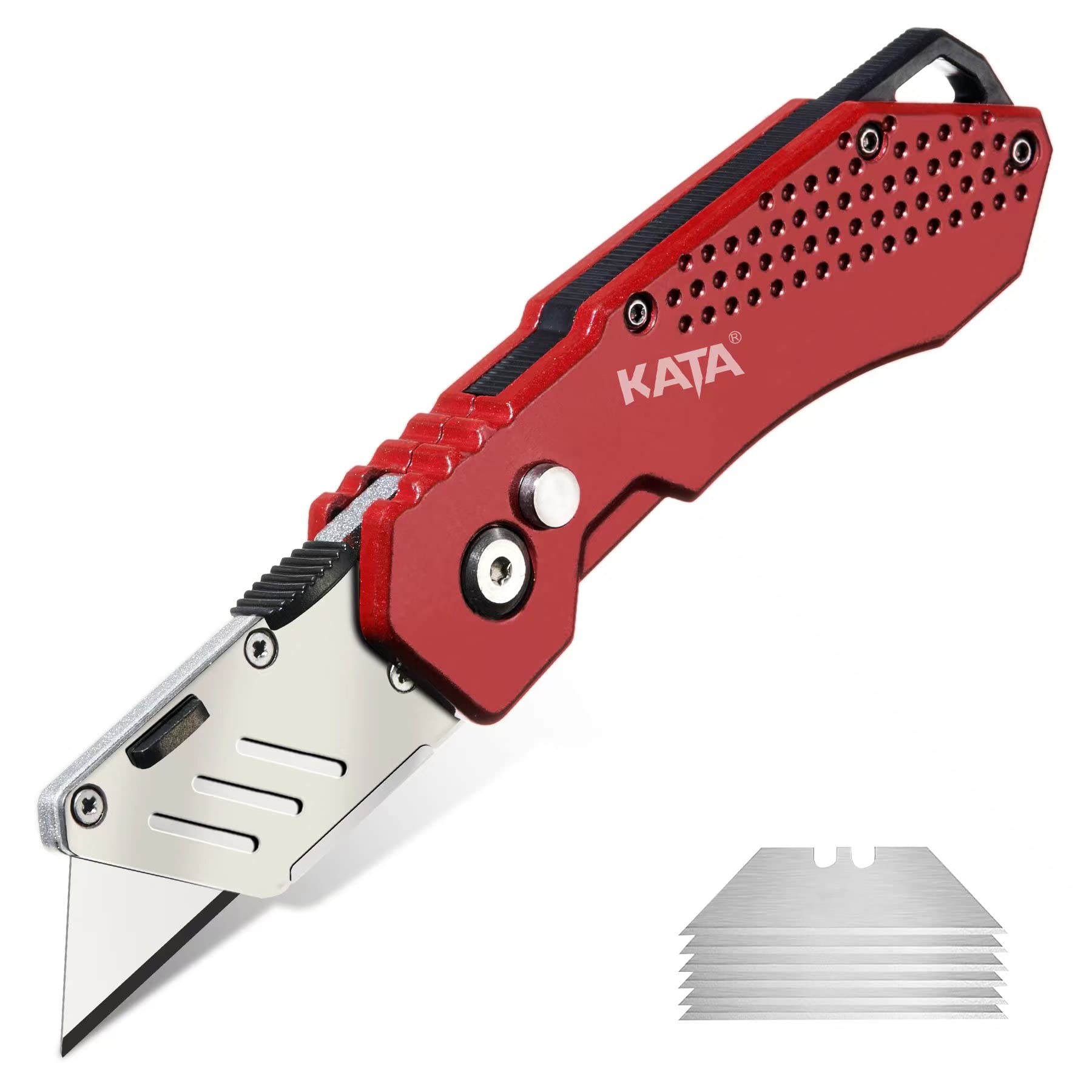 Buy KATA Folding Pocket Utility -Heavy Duty Box Cutter with Holster ...