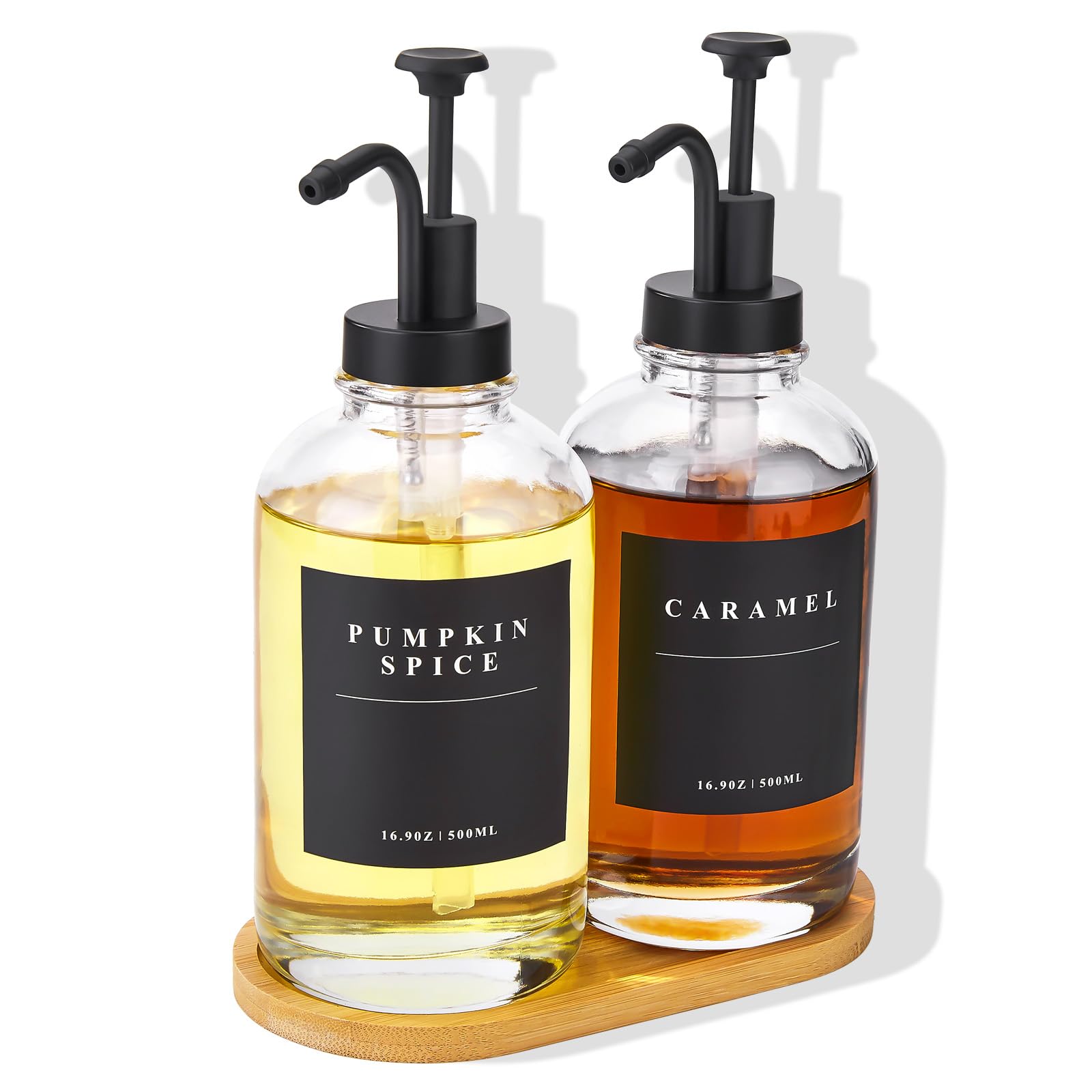 Amazon.com: Coffee Syrup Dispenser for Coffee Bar, Coffee Syrup Pump ...