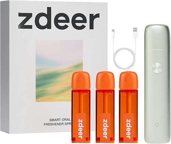 Amazon.com : ZDEER Smart Electric Oral Spray - Probiotic Mouth Spray Fresh Breath, Alcohol Free ...