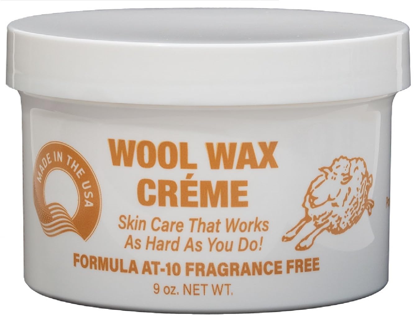 Amazon.com : Wool Wax Creme Skin Care Formula 9 Ounce (Fragrance-Free ...