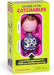 Amazon.com: Exploding Kittens Catchables #3: Caterina & Disaster, Collectible Toy Tossing Games ...