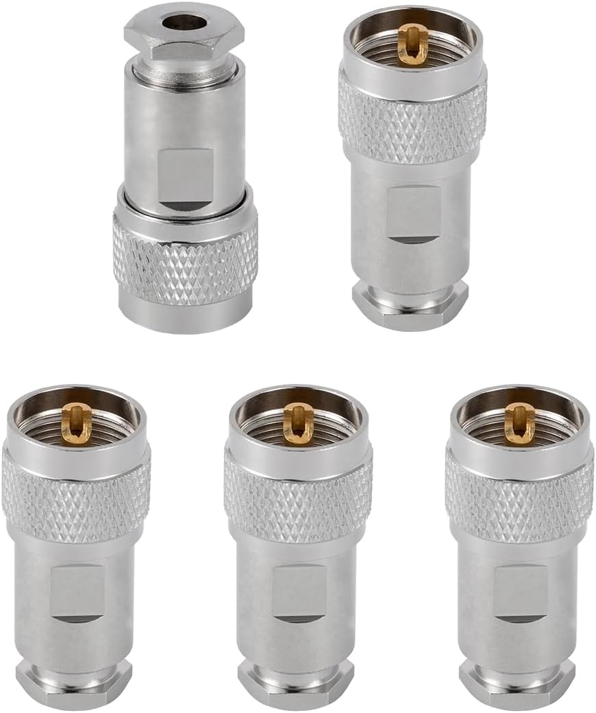 Amazon.com: BNC Terminator 50 Ohm, 2 Pack BNC Male RF Coax Connector ...