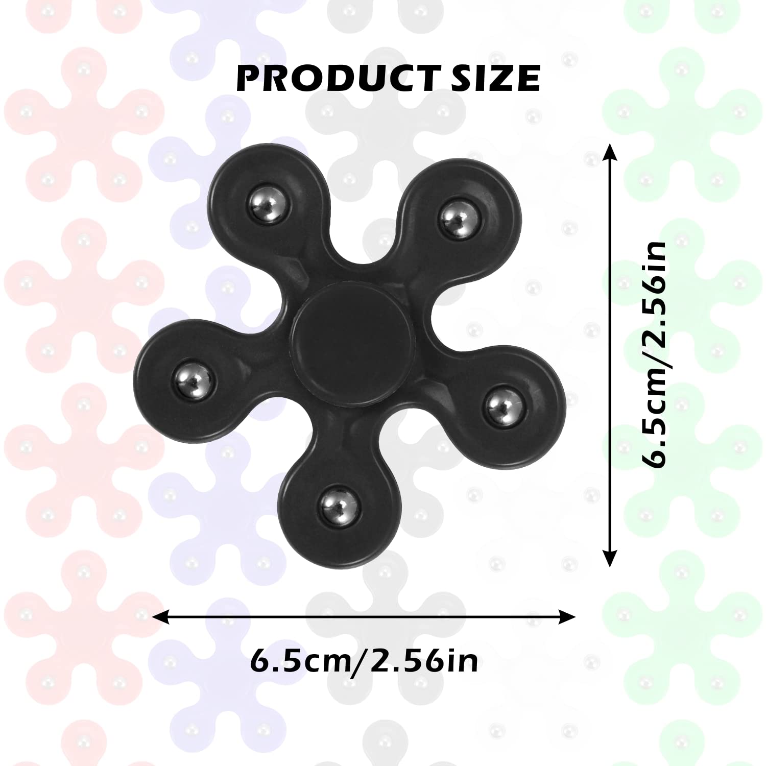 Snapklik.com : 30 Pack High Speed Bearing Quiet Fidget Spinners Bulk ...