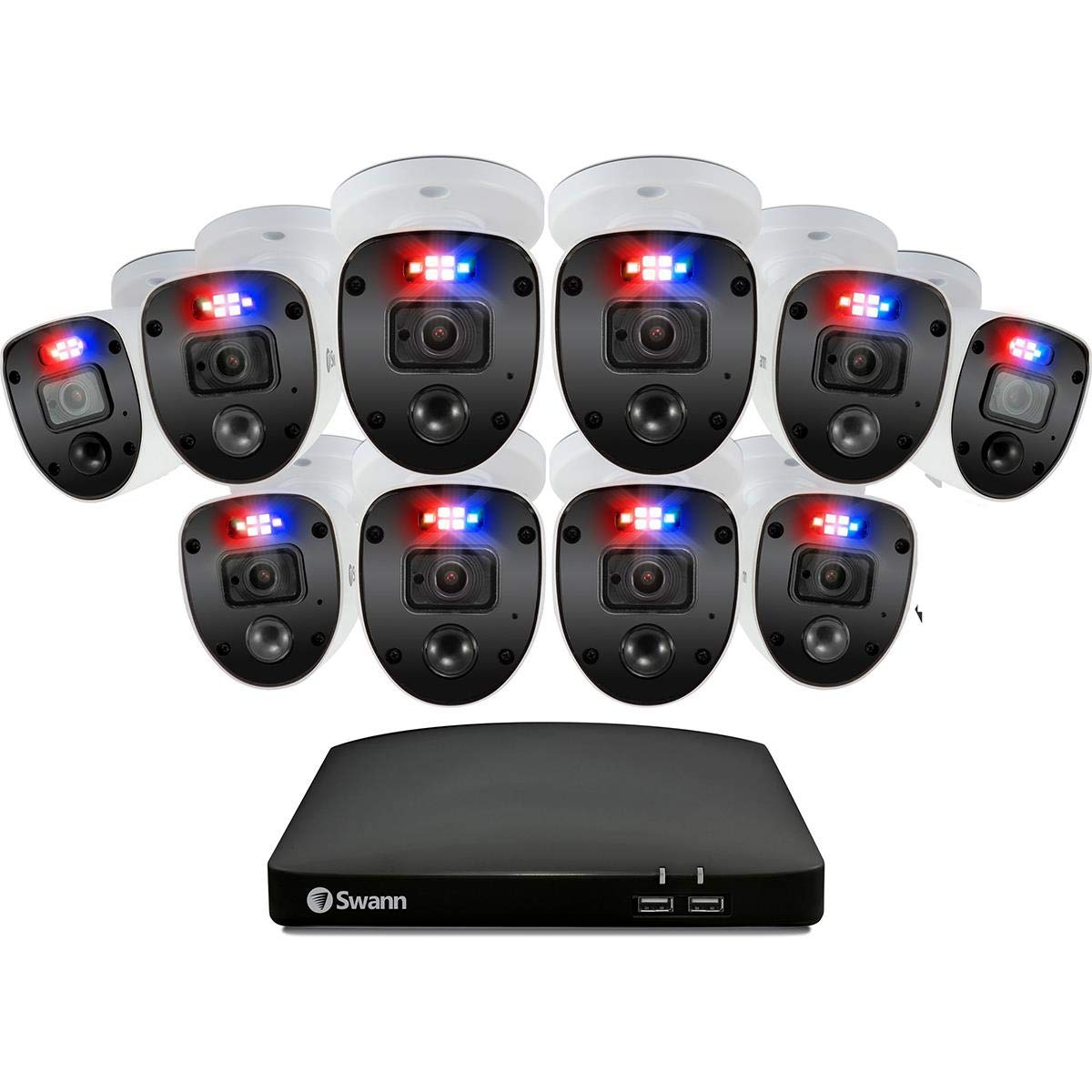 Buy Swann DVR-4680 16-Channel Full HD 2TB Security System with 10x PRO ...