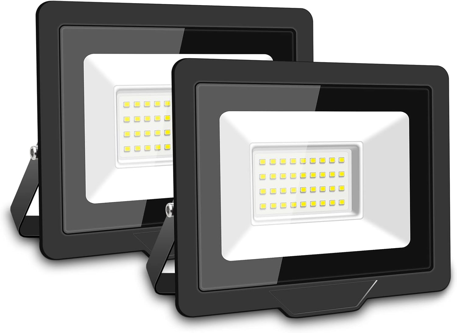 SKYWORLD Paquete de 2 focos LED de 30 W para exteriores, luces de ...