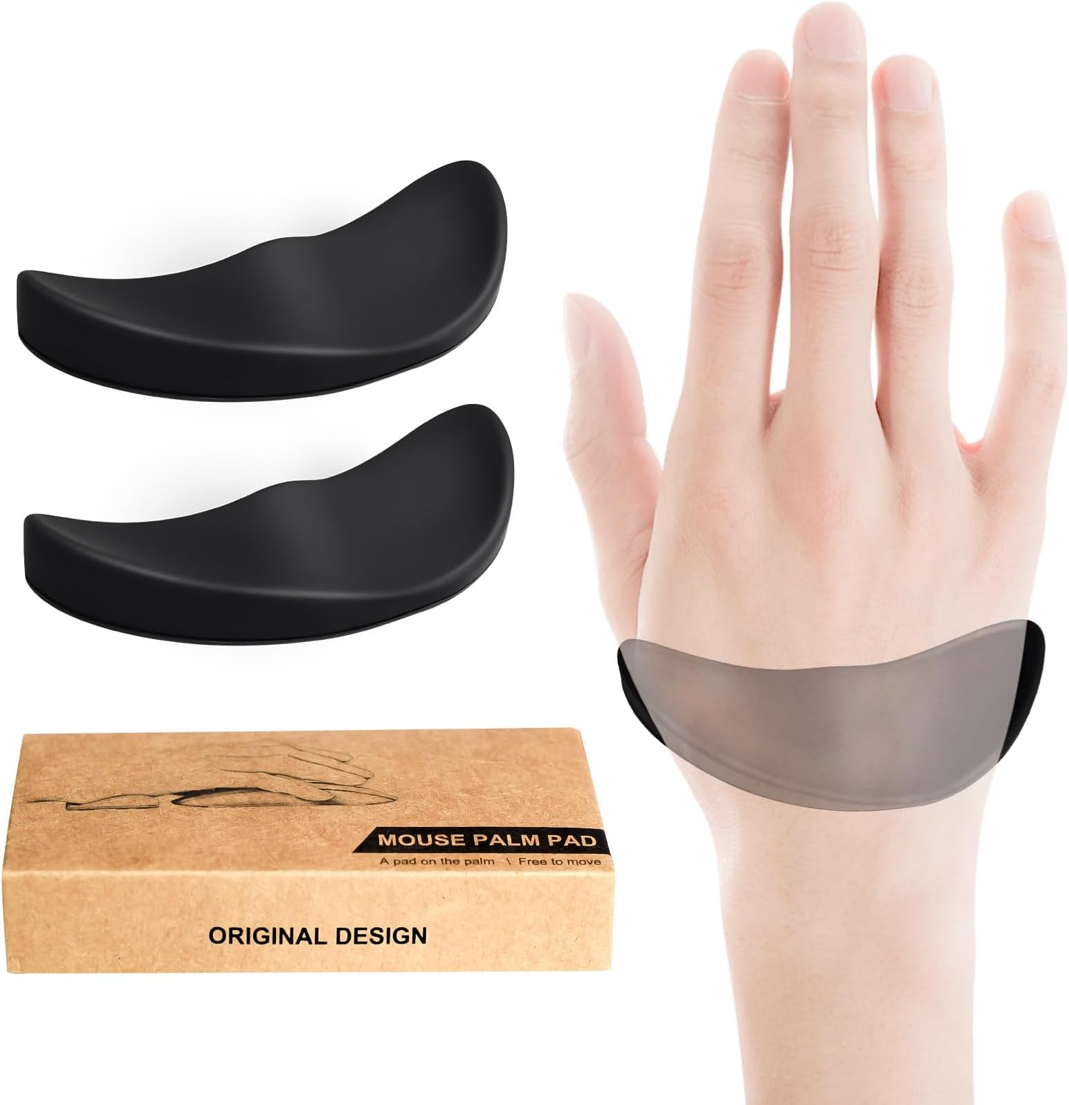 Amazon.com: DELTAHUB Carpio 2.0 - Right-Handed Truly Ergonomic Wrist Rest for Mouse, Carpal ...