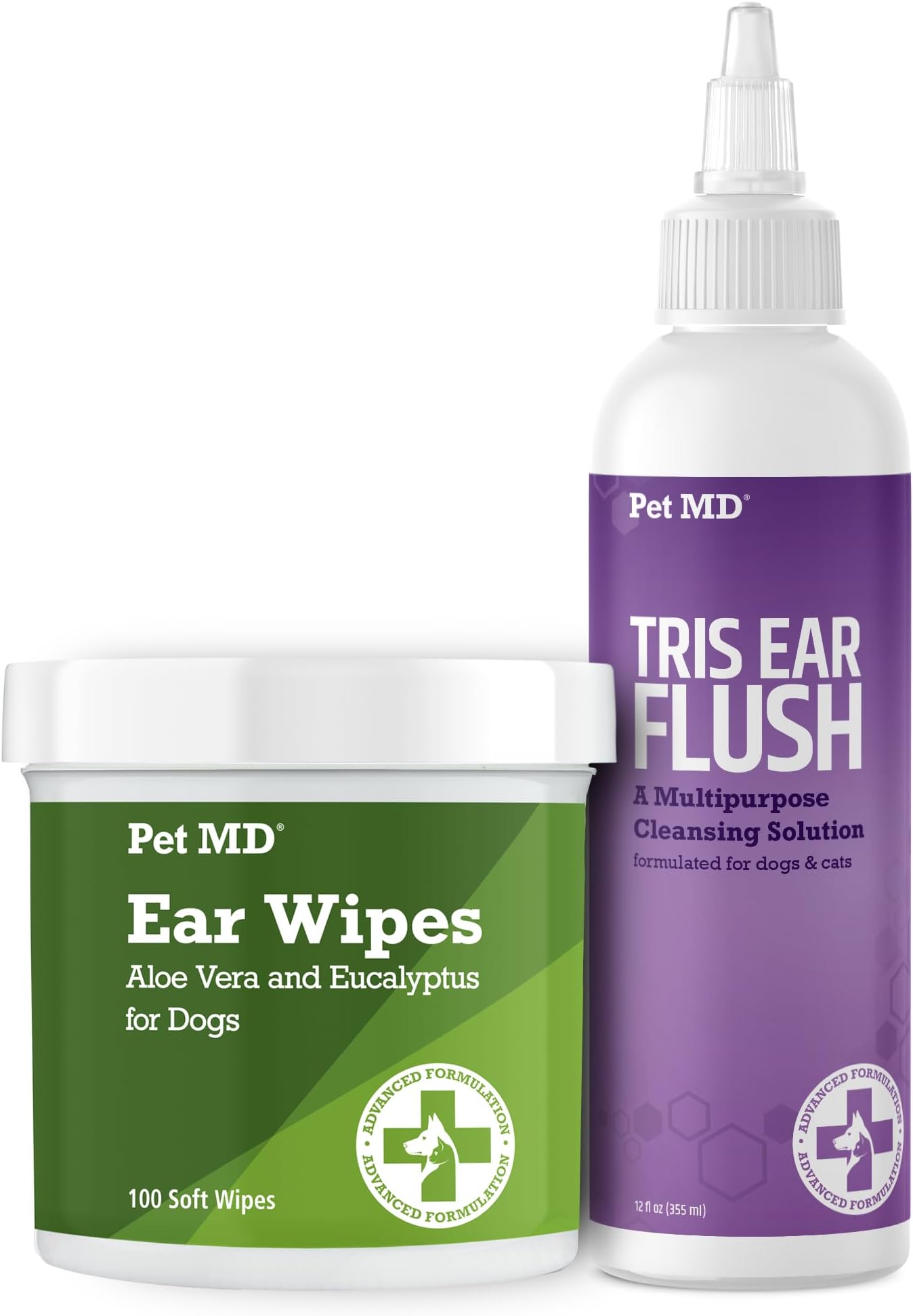 Amazon.com : Pet MD Dog Ear Cleaning Wipes with Aloe and Eucalyptus ...