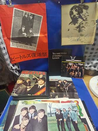 Amazon.co.jp: The Beatles Cut Out Poster Black and White Photos Many ...