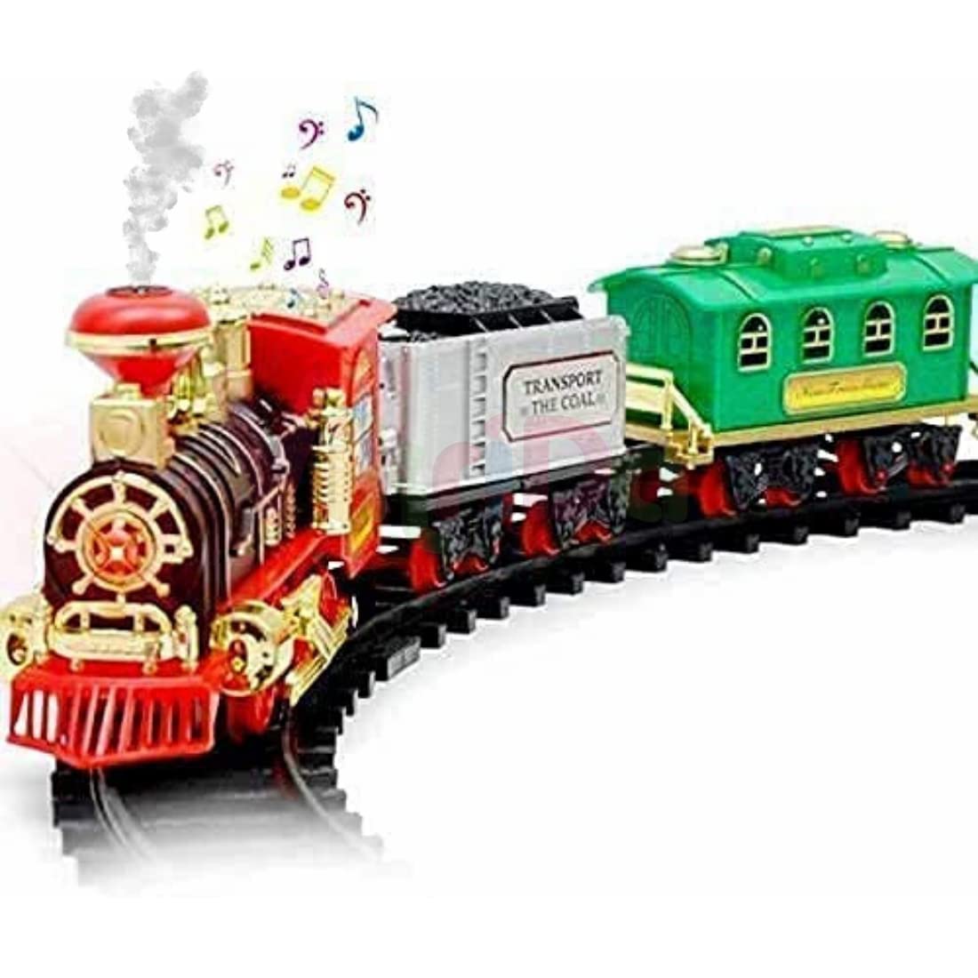Buy RAJA DHIRAJ Multicolor Choo Choo Train Operated Super Toy with ...