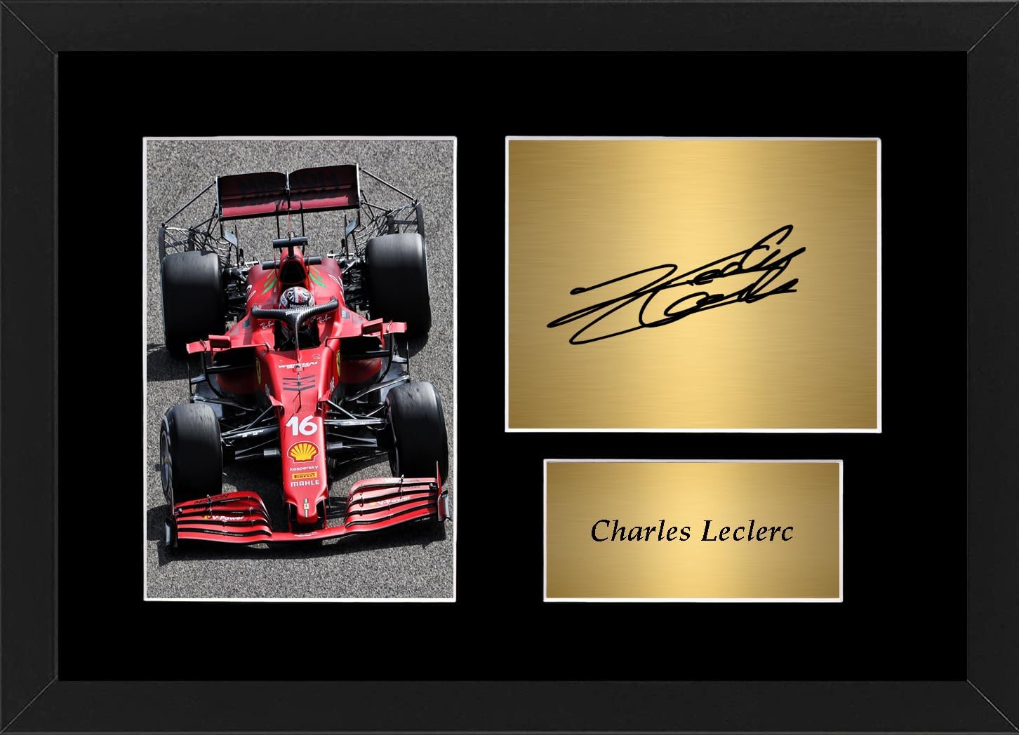 Charles Leclerc A4 Signed Autograph Print A4 Mounted Or A4 Mounted With ...