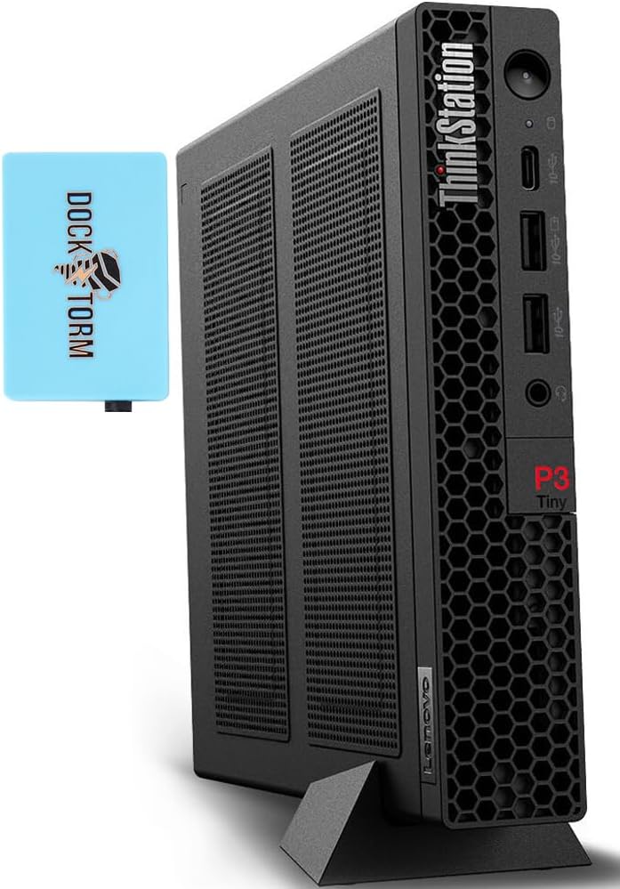 Amazon.com: Lenovo ThinkStation P3 Tiny Business Mini Desktop Black (16 ...