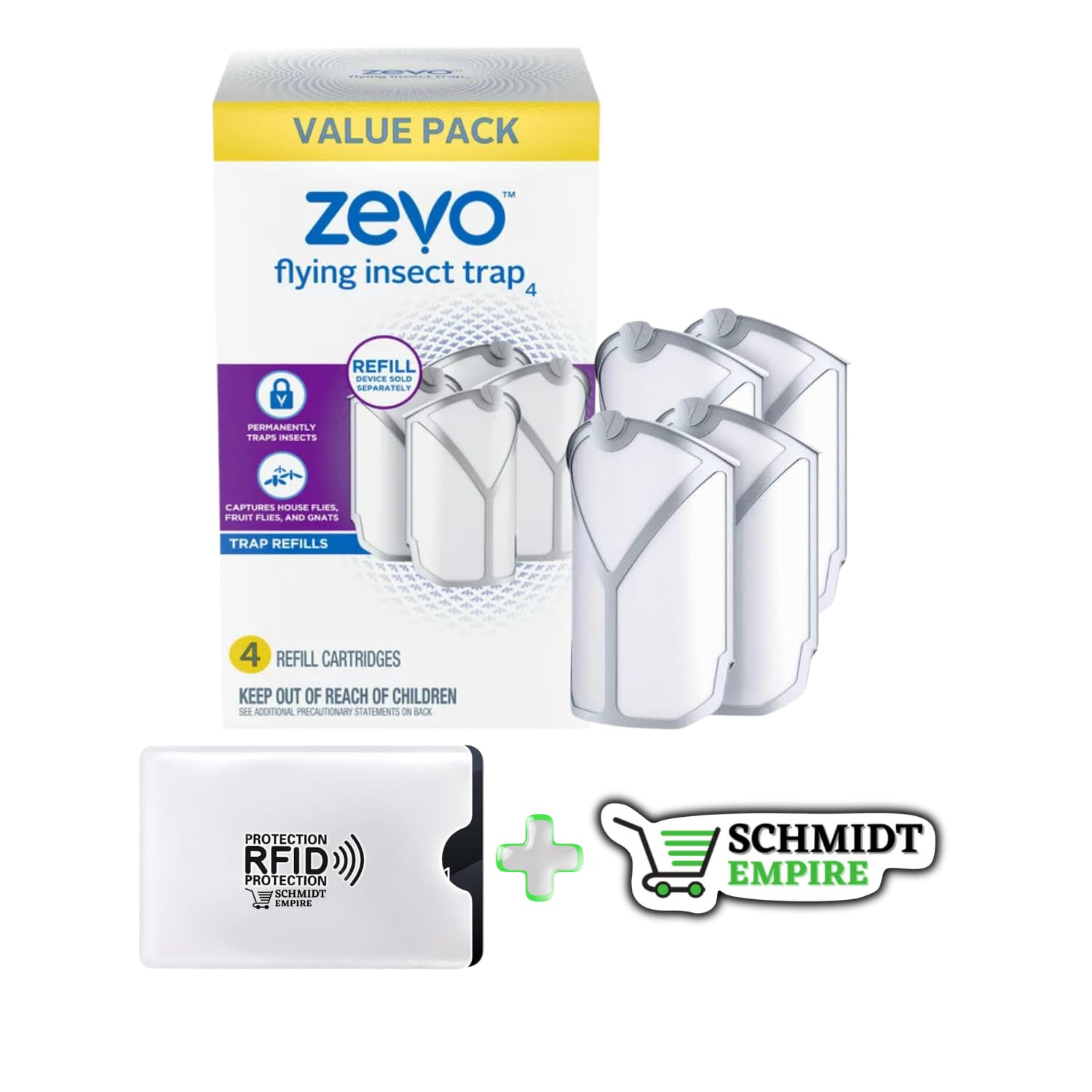 Amazon.com : ZEVO Refills 04 Cartridges Indoor | NO Device Sold ...