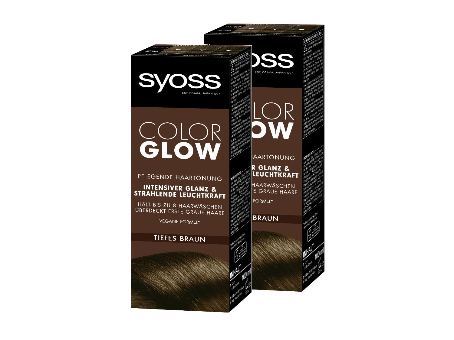Syoss Color Glow Pflegende Haartönung Tiefes Braun, semi-permanente ...