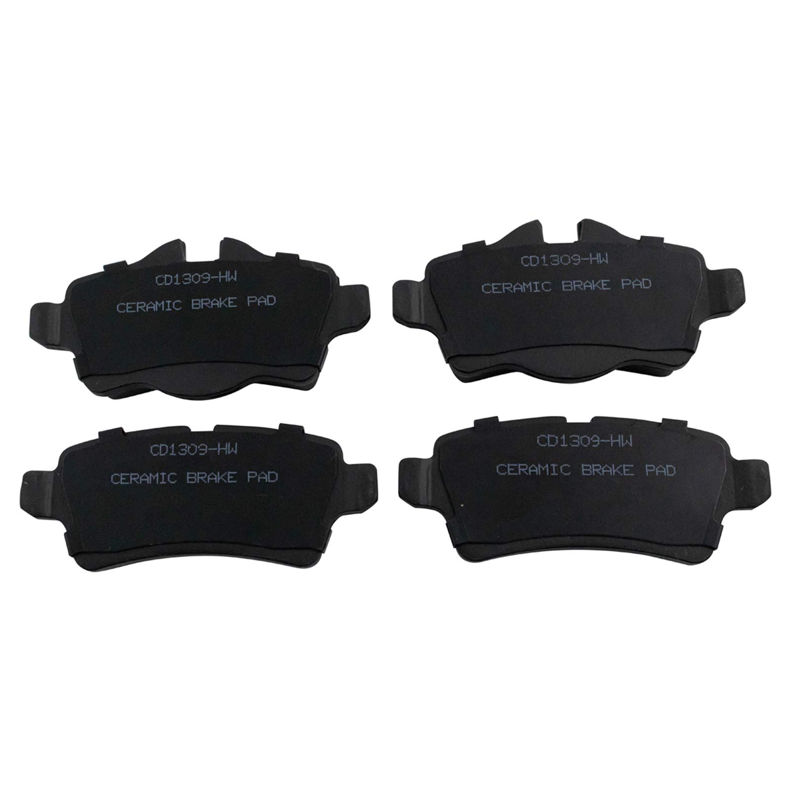 Mini Cooper S Brake TRQ Brake Pad & Rotor Kit Ceramic Compatible With ...